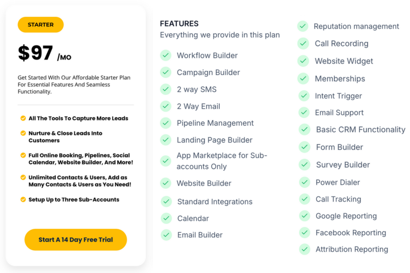 GoHighLevel Pricing Plans & Hidden Costs (2025 Review): Agency vs SaaS ...